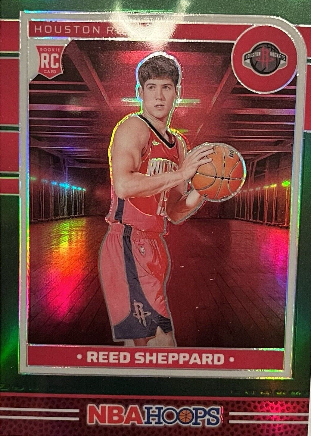 Reed Sheppard 2024 Hoops #233 Premium Green Price Guide - Sports Card ...