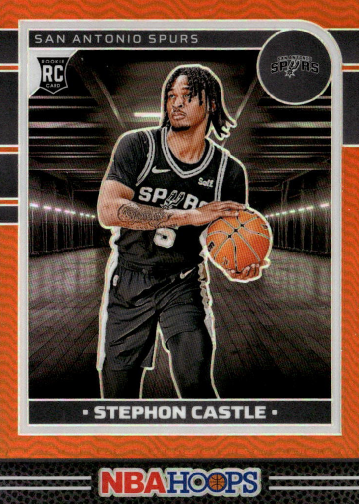 Stephon Castle 2024 Hoops #234 Premium Orange /199 Price Guide - Sports ...