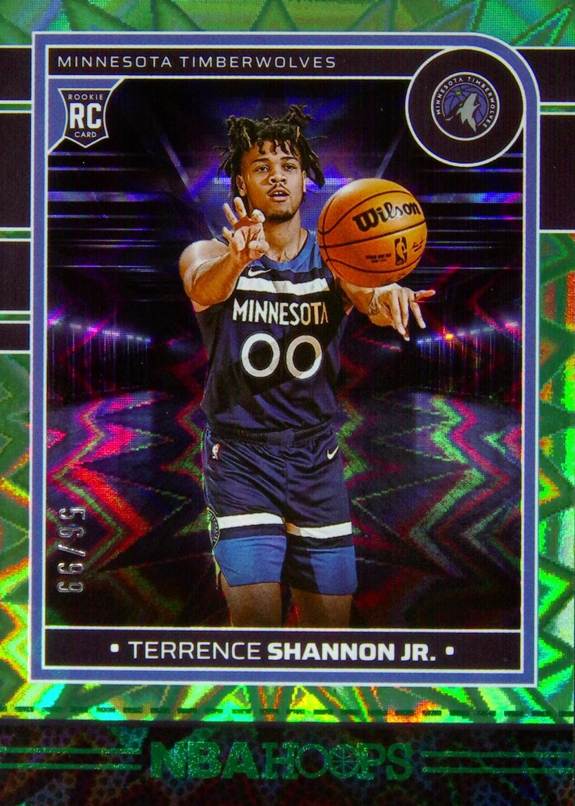 Terrence Shannon Jr. 2024 Hoops #257 Green Explosion /99 Price Guide ...