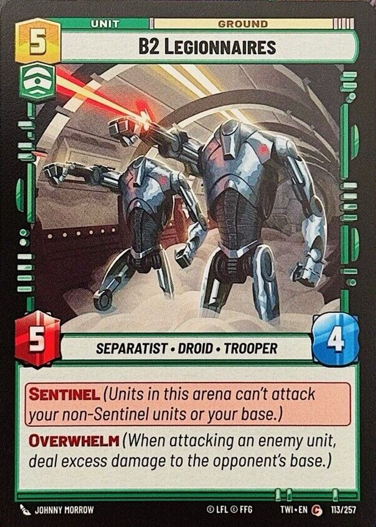 B2 Legionnaires 2024 Twilight of the Republic #113 Base Price Guide - Sports Card Investor
