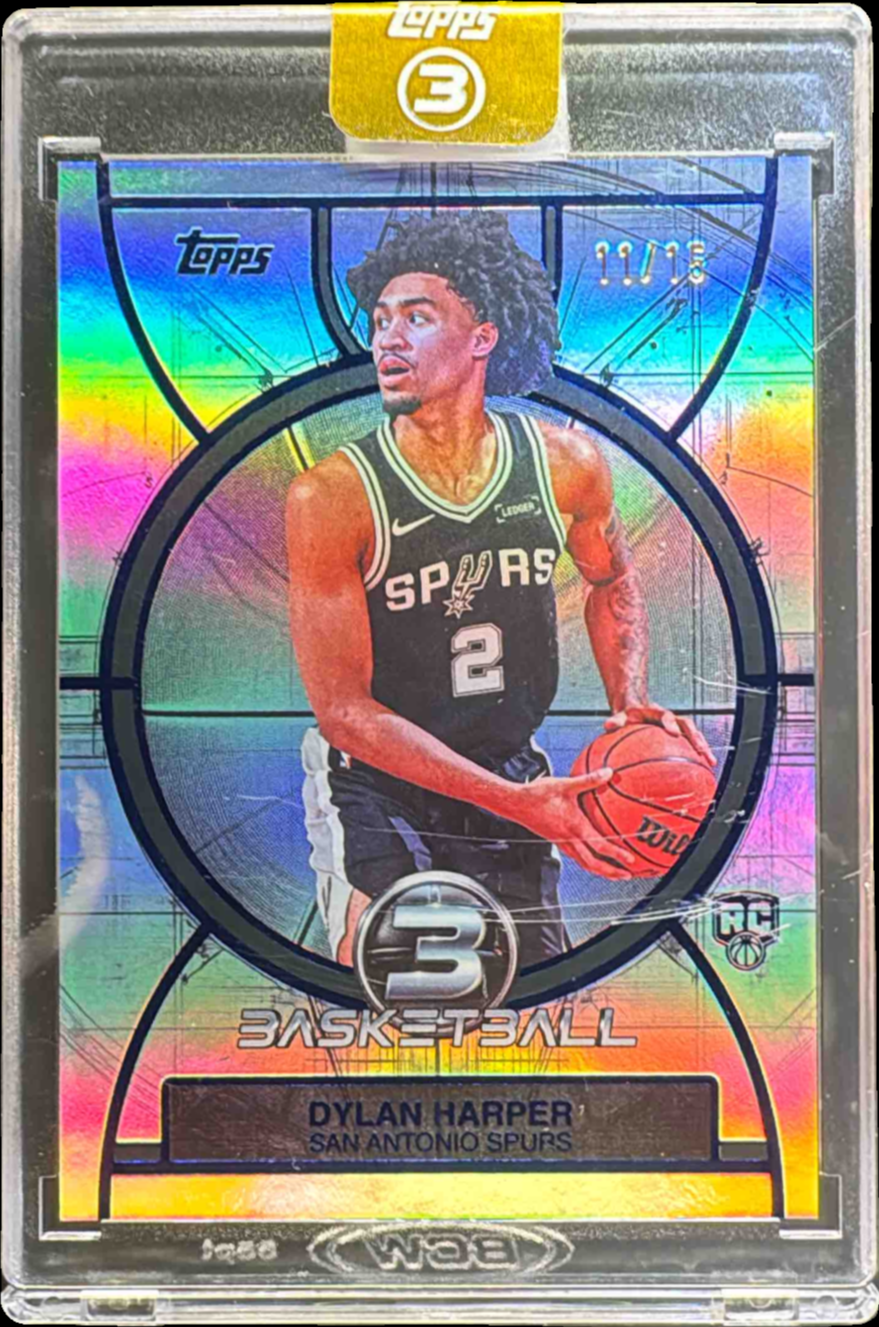 Dylan Harper 2025 Topps Three #62 Blue /15 Price Guide - Sports Card ...