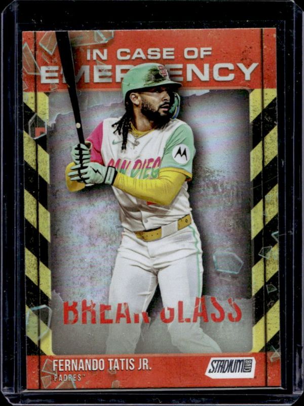 Fernando Tatis Jr. 2025 Topps Stadium Club #ICE-9 In Case Of Emergency ...