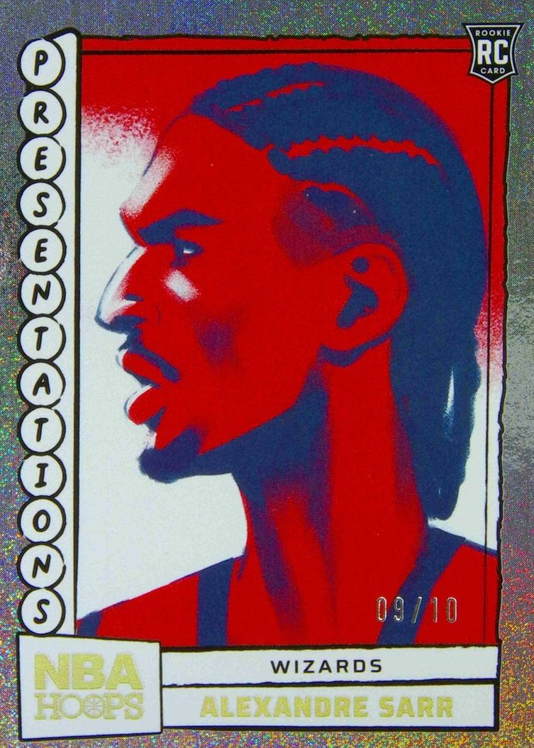Alexandre Sarr 2024 Hoops #12 Presentations - Gold /10 Price Guide ...