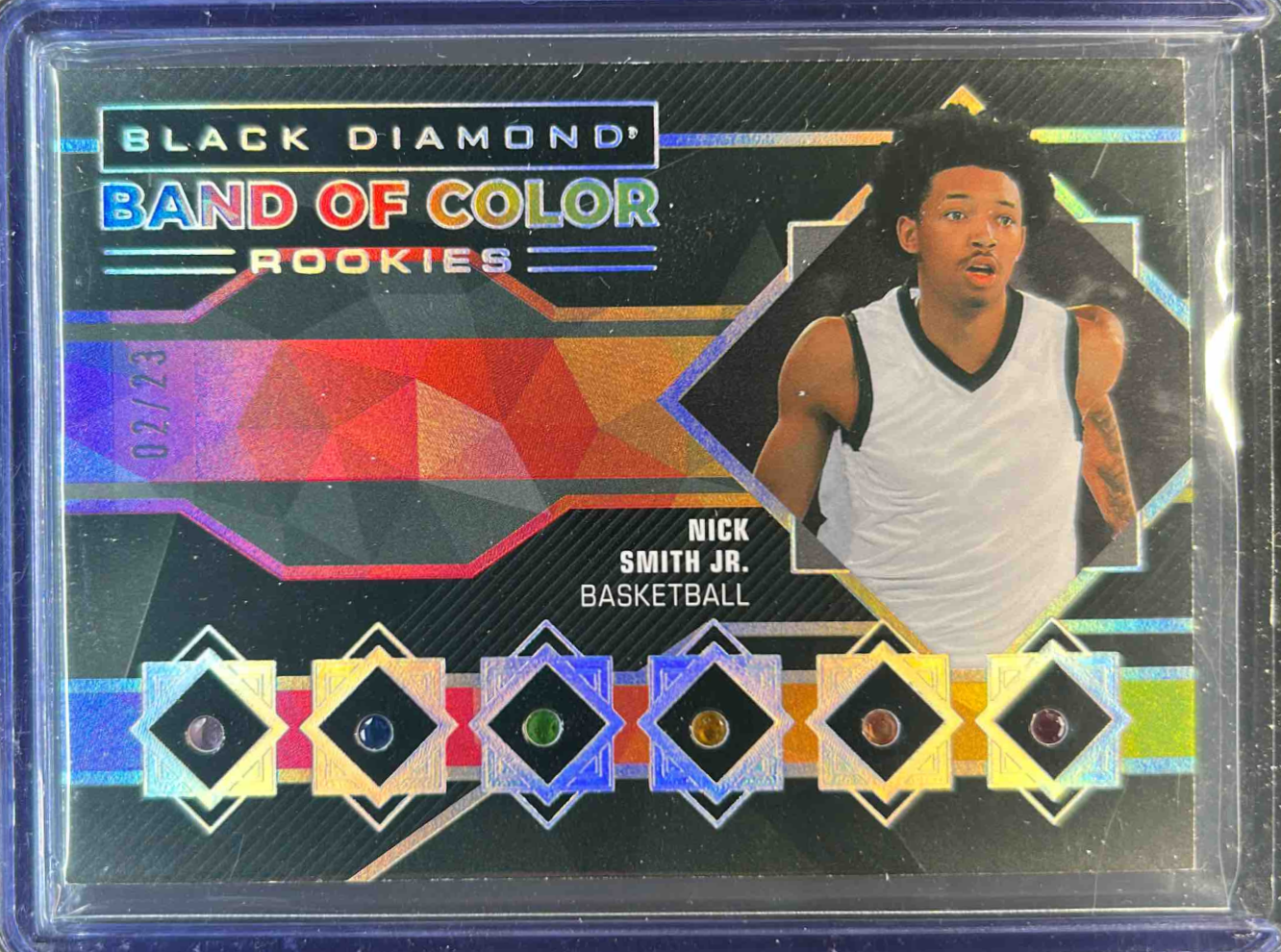 Nick Smith Jr. 2023 Upper Deck Goodwin Champions #BAND-NS Black Diamond ...