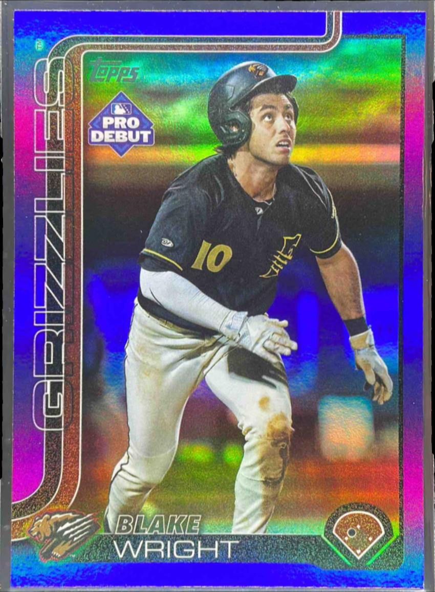 Blake Wright 2025 Topps Pro Debut #PD-145 Purple Foil /299 Price Guide ...