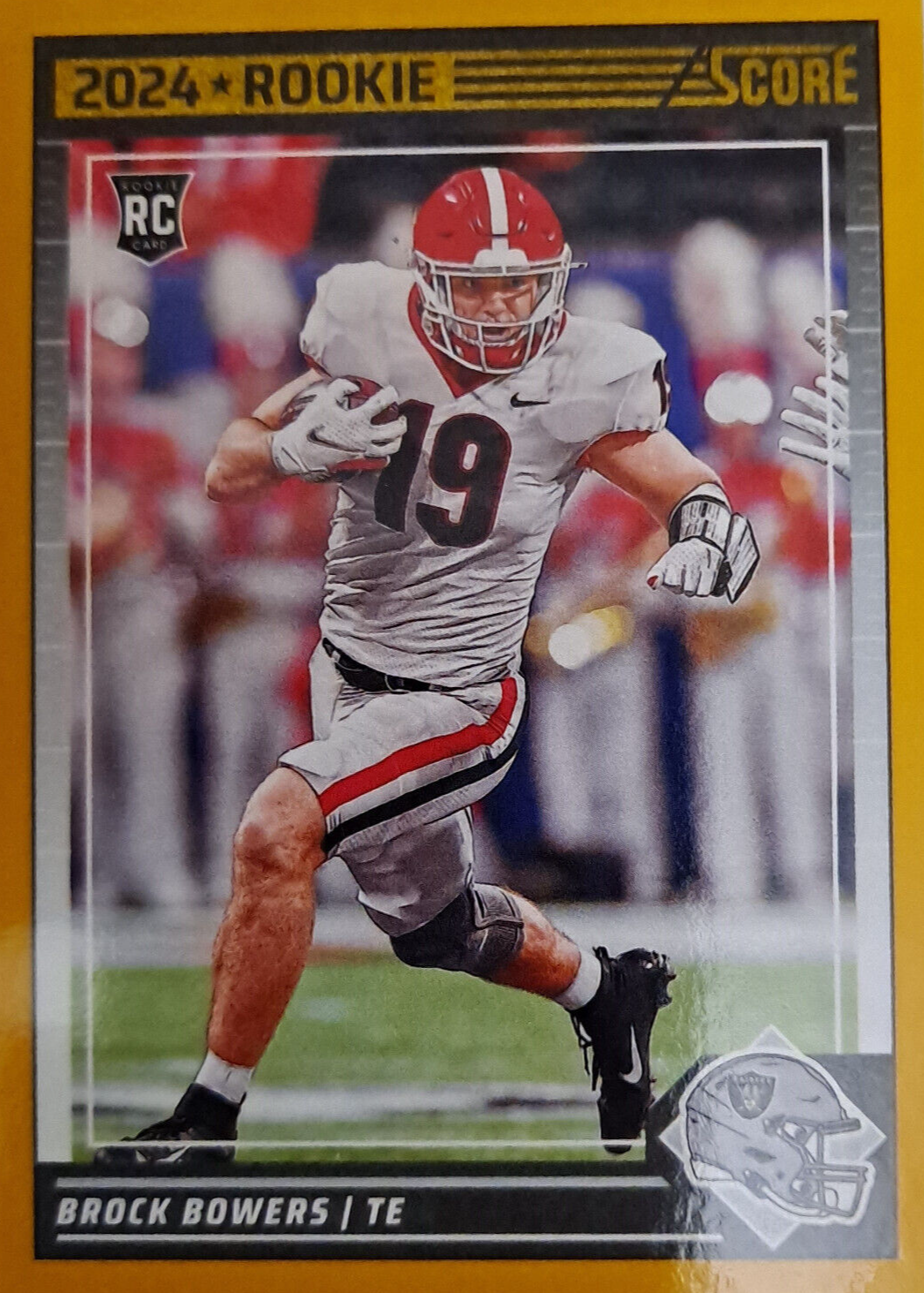 Brock Bowers 2024 Score #310 Gold Price Guide - Sports Card Investor