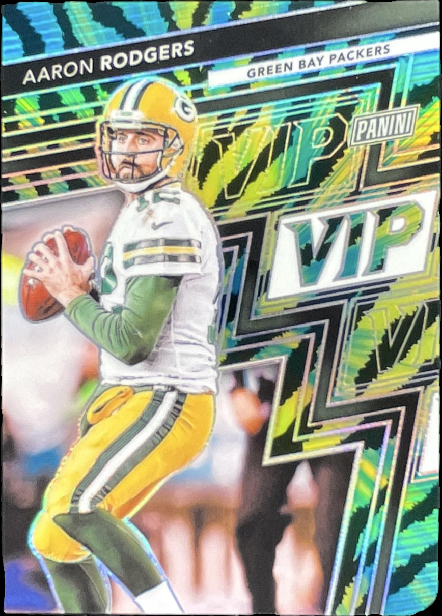 Aaron Rodgers 2025 Panini NSCC VIP Gold Packs #32 Gold VIP - Tiger ...