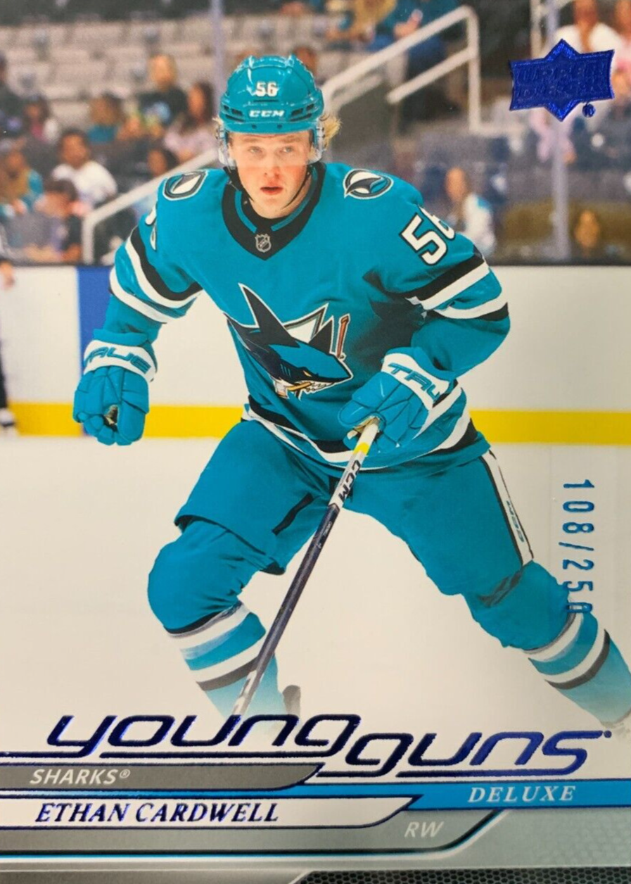 Ethan Cardwell 2024 Upper Deck #459 Young Guns - Deluxe /250 Price ...