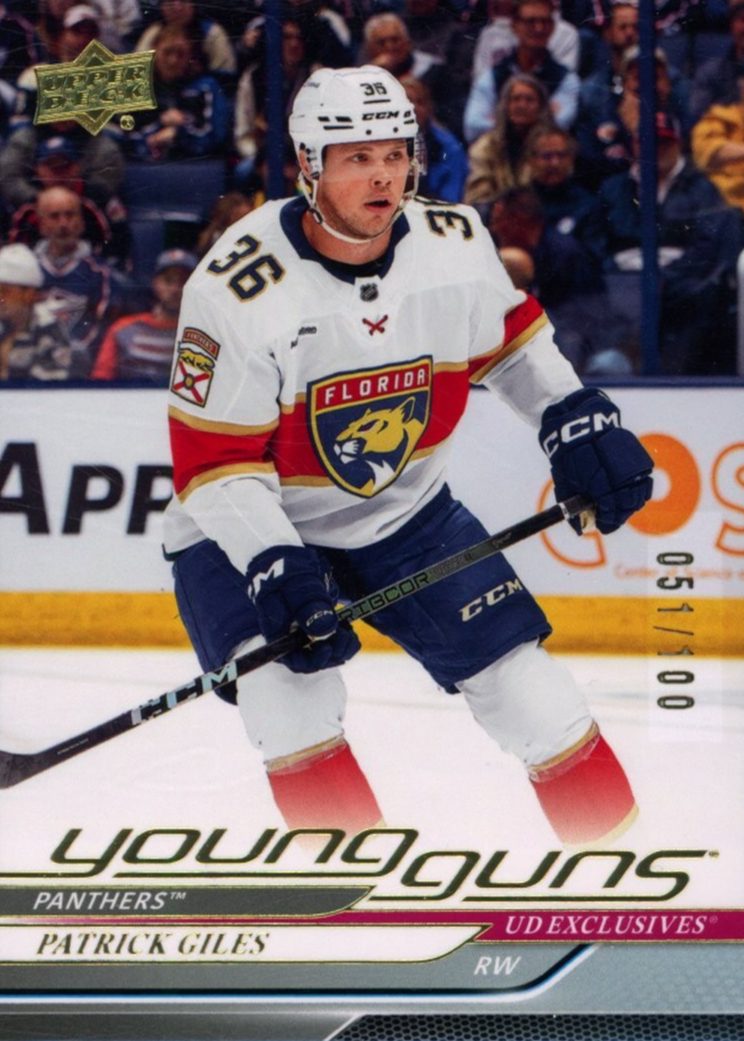Patrick Giles 2024 Upper Deck #476 Young Guns - UD Exclusives /100 ...