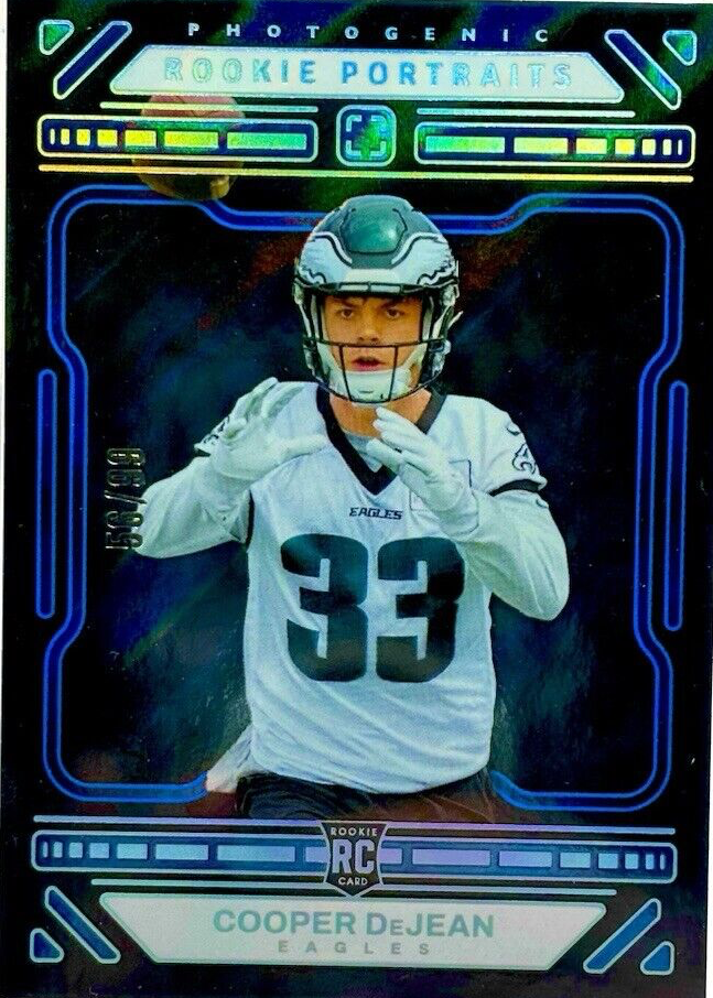 Cooper DeJean 2024 Photogenic #188 Rookie Portraits - Blue /99 Price ...