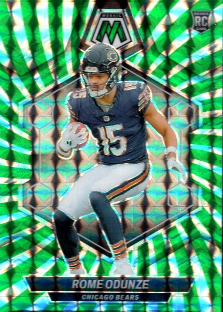 Rome Odunze 2024 Mosaic #309 Green Swirl /13 Price Guide - Sports Card ...