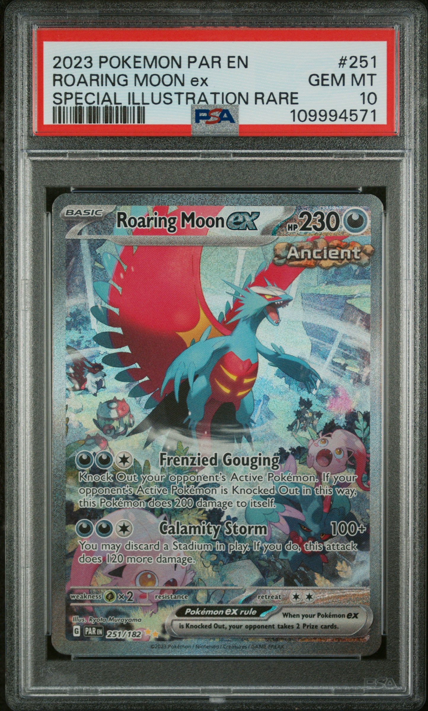 Roaring Moon ex 2023 Scarlet & Violet: Paradox Rift #251/182 Special ...