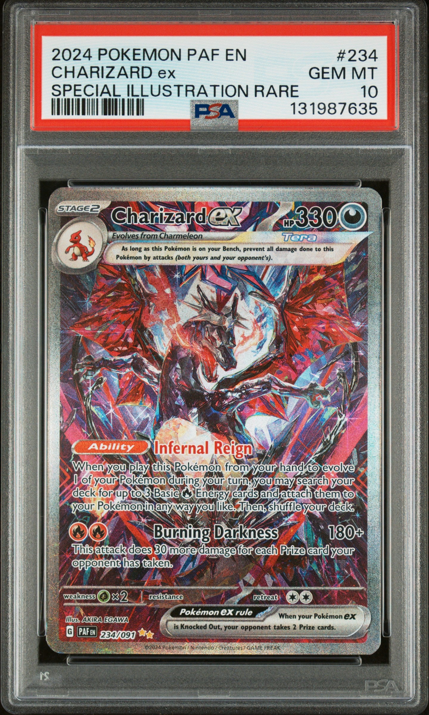 Charizard ex 2024 Scarlet & Violet: Paldean Fates #234/091 Special ...