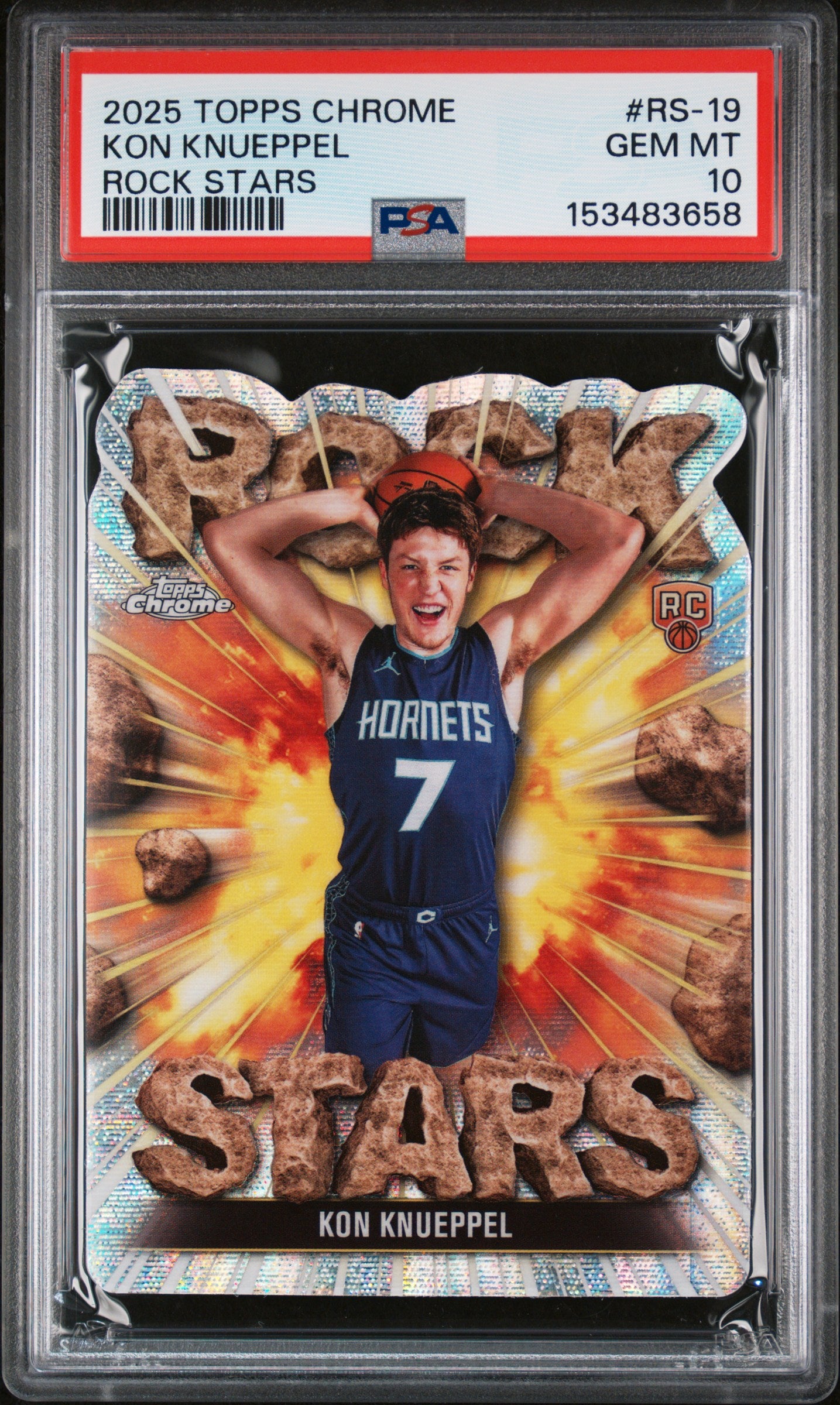Kon Knueppel 2025 Topps Chrome #RS-19 Rock Stars /(SSP) Price Guide ...